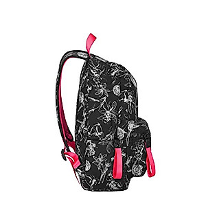 American Tourister Women's Daypacks, Multicoloured (Flowers Black), Standard Size