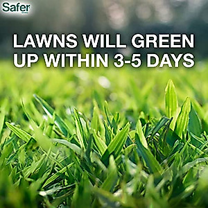 Safer Brand 9335SR Lawn Restore Natural Lawn Fertilizer - Non-Burning Fertilizer - 9-0-2 NPK - Covers up to 5,000 Sq Ft