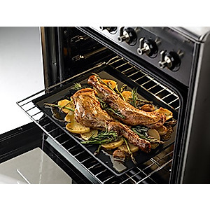 Lekue 12 by 16-Inch Non-Spill Baking Sheet, Black