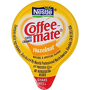 Nestle Coffee mate Coffee Creamer, Hazelnut, Liquid Creamer Singles, Box of 360 Singles