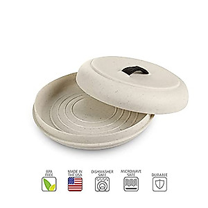 Dexas Microwavable Tortilla Warmer, Extra Large, Natural Oat Color,507-51WP