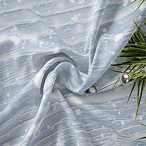 SHENGJUN 36x72 Winter Christmas Rustic Wood Shower Curtains for Merry Xmas Bath Bathroom Snowflakes Snowy Pine Trees Decors Its Cold Outside Home Fabric Waterproof Shower Curtain Set with 6 Hooks