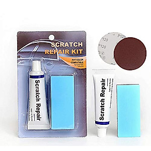 Plextone Car Scratch Repair Kit, Auto Maintenance Wax Polishing Grinding Paste Paint Care Set, Care Grinding Polishing Restorer Liquid with Sponge (B-1) (B-1)