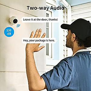 SwitchBot Security Camera Wireless Outdoor, 1080p Outdoor Spotlight Cam, Wire-Free Battery Powered WiFi Camera, AI Human/Pet Detection, Works with Alexa&Google Home, Color Night Vision, Easy to Set up