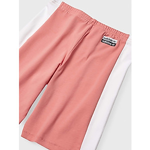 adidas Originals Boy's Cycling Shorts Tactile Rose/White Large