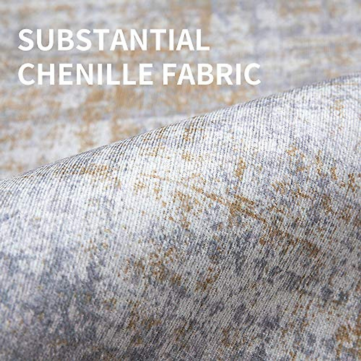 jinchan Area Rug 5x7 Abstract Sketch Distressed Taupe Multi Print Non-Slip Washable Rug Bedroom Thin Rug Colorful Overdyed Mat Kitchen Rug Contemporary Carpet Living Room Play Mat