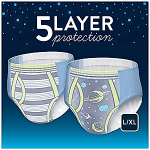 GoodNites,Boys Bedwetting Underwear, L/XL, 34 ct