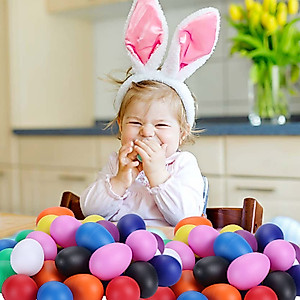 COCOMOON Egg Shakers Musical Instruments for babies-40Pcs Musical Maracas Percussion Instrument (10 Colors) Easter Eggs with a Storage Bag for Music Parties,Toys Music Learning DIY Painting