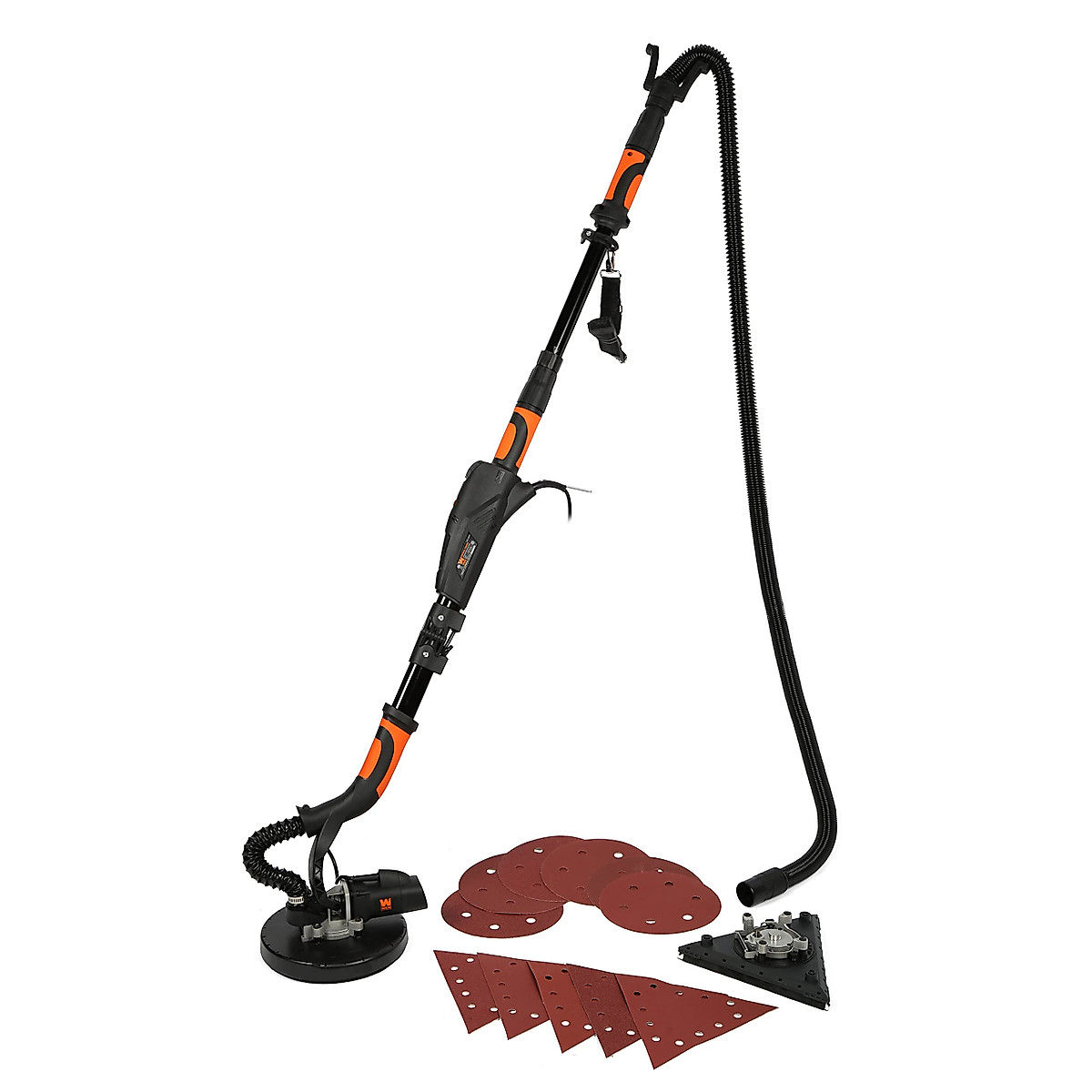 WEN DW5084 5-Amp 2-in-1 Variable Speed Dual-Head Drywall Sander with 15-Foot Dust Hose , Black