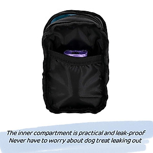 Dog Treat Pouch Dog Poop Bag Holder For Leashes, Pets Snack Container With Inner Mesh Bag, Puppy Supplies Perfect For Training And Walking - Hands Free Dog Waste Bag Dispenser -Dog Travel Accessories