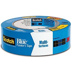 3M ScotchBlue 2090 Safe-Release Painters Tape, 60 yds Length x 1-1/2" Width, Blue