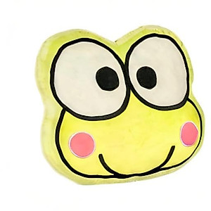 Franco Hello Kitty & Friends Bedding Super Soft Plush Decorative Pillow, Standard, Keroppi