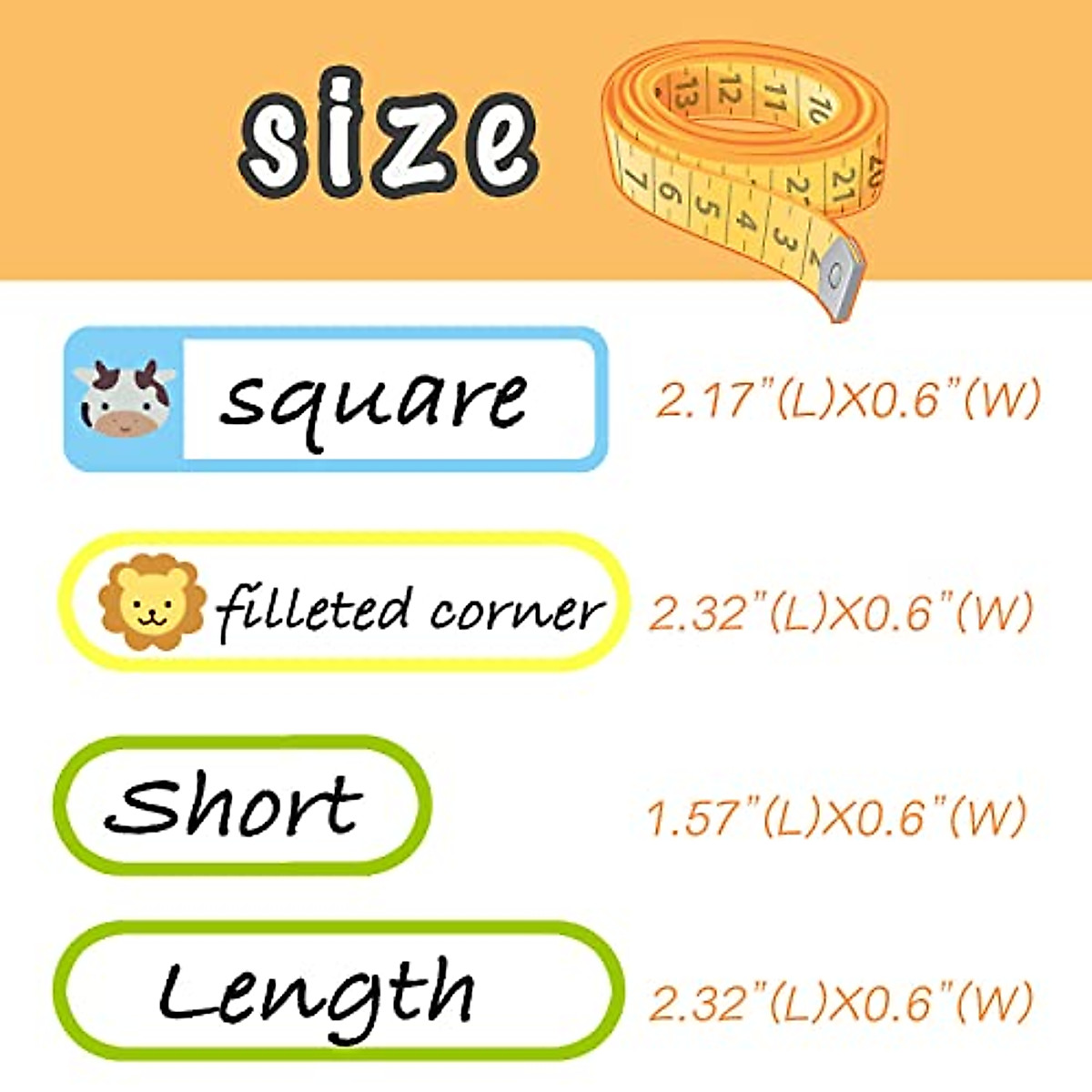 64pcs Baby Bottle Labels for Daycare Waterproof Name Stickers for Kids Toddlers Nursery Daycare Essentials Self-Laminating Write-on Name Labels Personalized