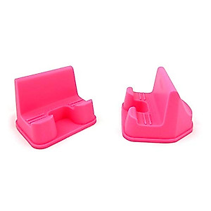PhoneProp - Universal Fit Soft Flexible Smartphone Stand - FDA Grade Silicone - Color Pink
