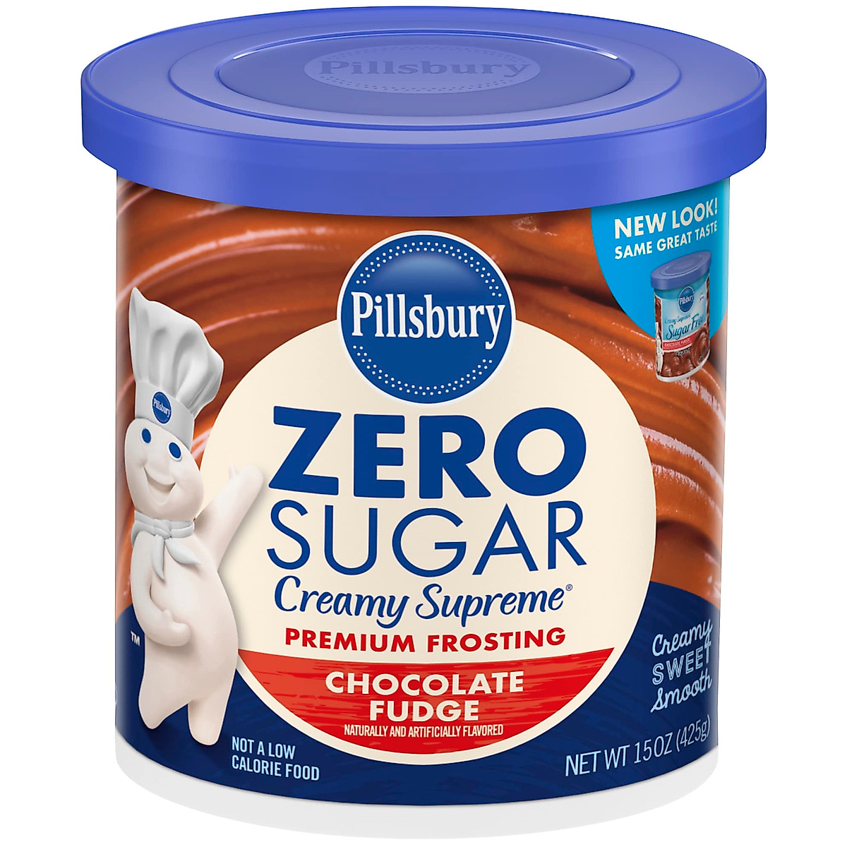 Pillsbury Moist Supreme Sugar Free Devil's Food Cake Mix, 16 Oz. And Pillsbury Creamy Sugar Free Frosting Chocolate Fudge, 16 Oz5