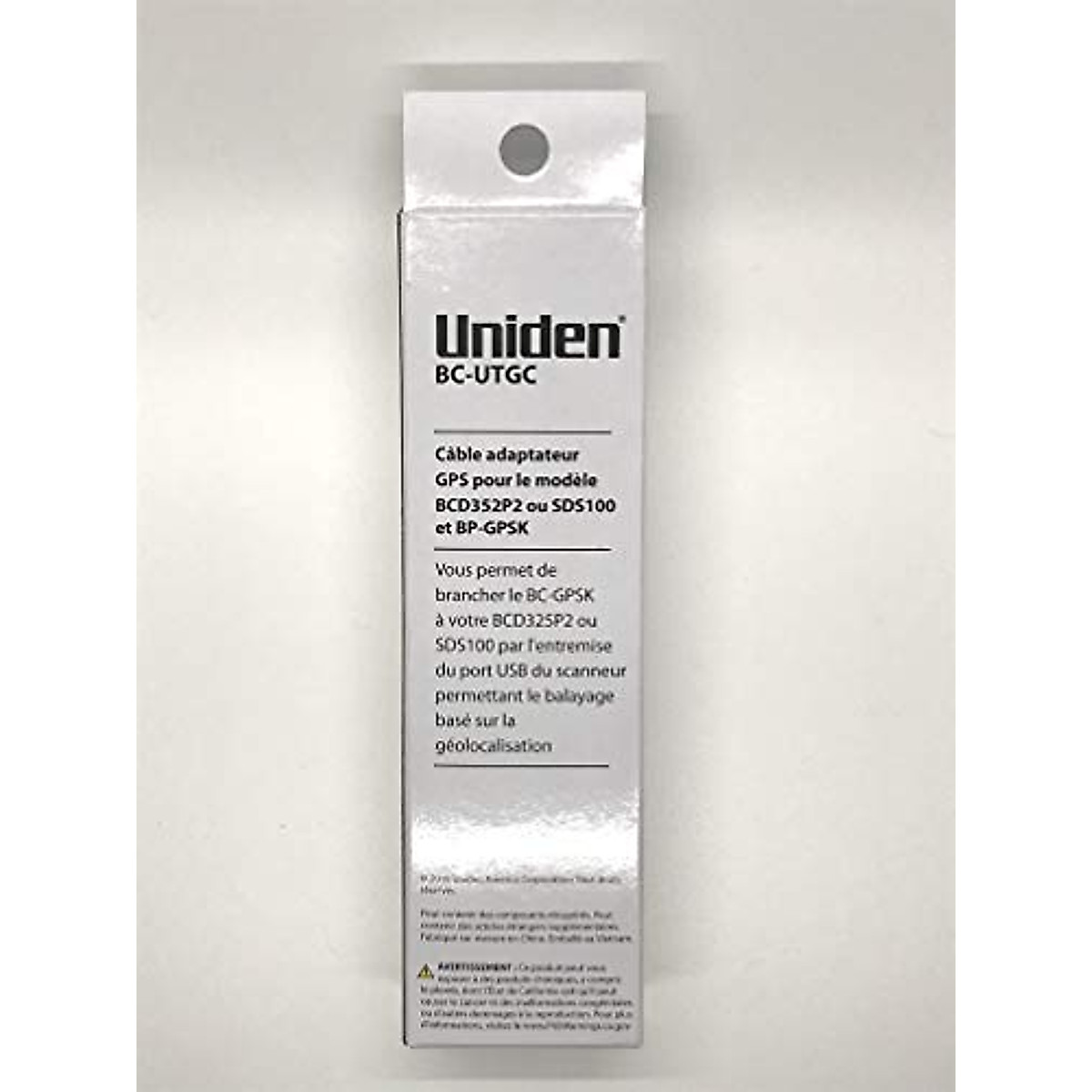 Uniden BC-UTGC GPS USB Cable for use with BCD325P2 Handheld TrunkTracker V Scanner, SDS100 True I/Q Digital Handheld Scanner and BC-GPSK Serial GPS Receiver