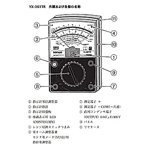 Sanwa - YX361TR Analog Multitesters