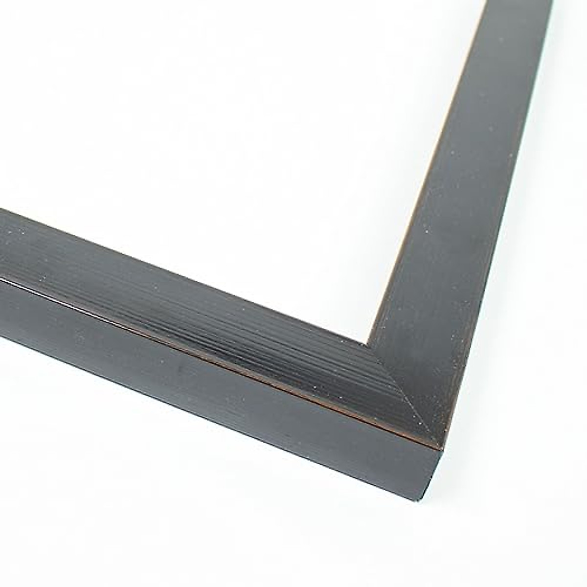 22x9 Frame Black Solid Wood Picture Frame Width 1.25 Inches | Interior Frame Depth 0.75 Inches | Anders Contemporary Photo Frame Complete with UV Acrylic, Foam Board Backing & Hanging Hardware