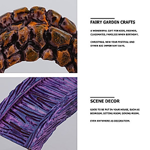 Cabilock 8pcs Micro Landscape Bridge Pond Fairy Garden Decor Scenery Adornment Resin Art Crafts Fairy Garden Accessories Fairy Garden Crafts Resin Ornaments Miniature Landscape Ornament