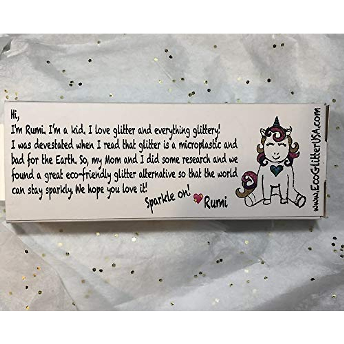 Biodegradable Glitter for Art, Craft, Body, and Makeup-Great for Kids Too, and It's Fair Trade!