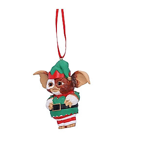 Nemesis Now Officially Licensed Gremlins Gizmo Elf Hanging Ornament, Green, 9.5cm