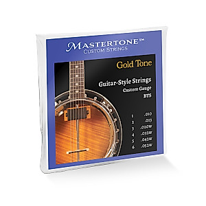 Gold Tone Mastertone™ BTS Banjitar Custom Gauge Strings (.052w, 042w, 032w, 020w, 013, 010)
