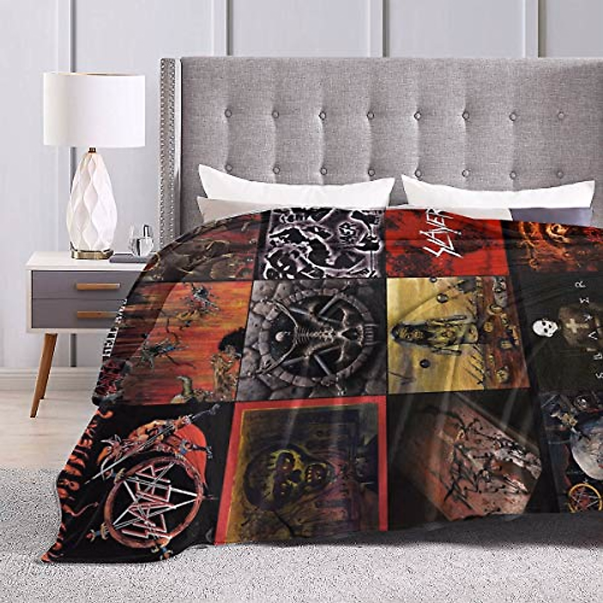 Vollior Flannel Fleece Blankets Super Soft Warm Cozy Lightweight Easy Care All Season Premium Bed Blanket Available in Three Sizes 50" X 40"