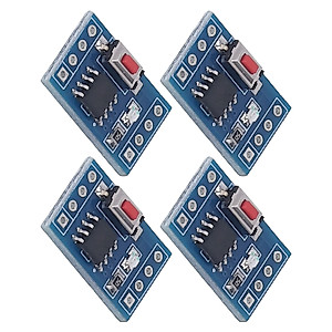 4 Sets PCB Singlechip Development Board Microcontroller System Board MCU Module STC15W204S