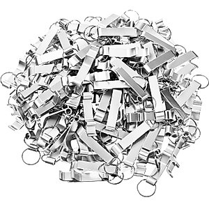 150 Pieces Metal Bottle Opener Split Key Ring Chain Keychain Bulk Aluminum Pocket Claw Bar Soda Beverage Beer Bottle Opener Personalized Wedding Party Favors Openers