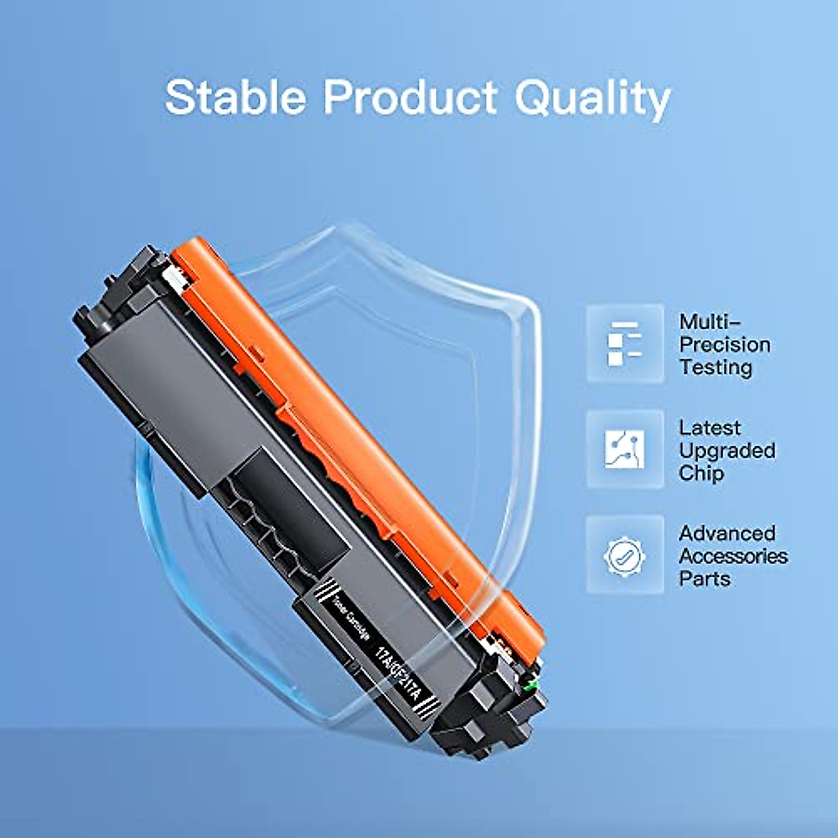 GPC Image Flex Compatible 17A Toner Cartridge Replacement for HP 17A CF217A Toner Cartridge 2 Black Compatible with Laserjet Pro M102w M130nw M130fw M130fn M102a M130a Pro MFP M130 M102 Printer