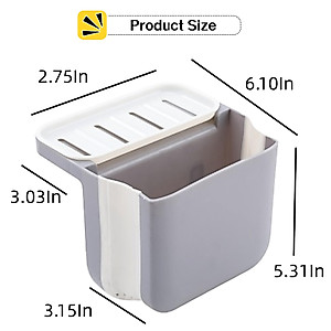 CRIVERY Retractable Stainless Steel Sink Strainer Drain, Extend Kitchen Sink Drain Basket, Stainless Steel Sink Basket Strainer(Silver)