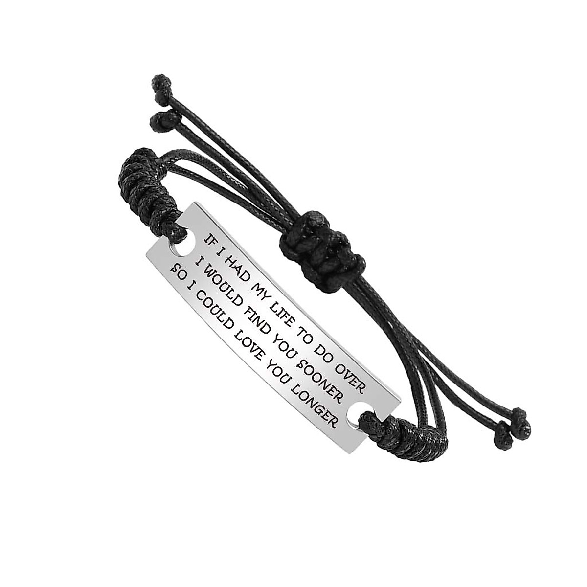 ABNTY If I Had My Life To Do Over I Would Find You Sooner, Bracelet for Soulmate Lover Gifts