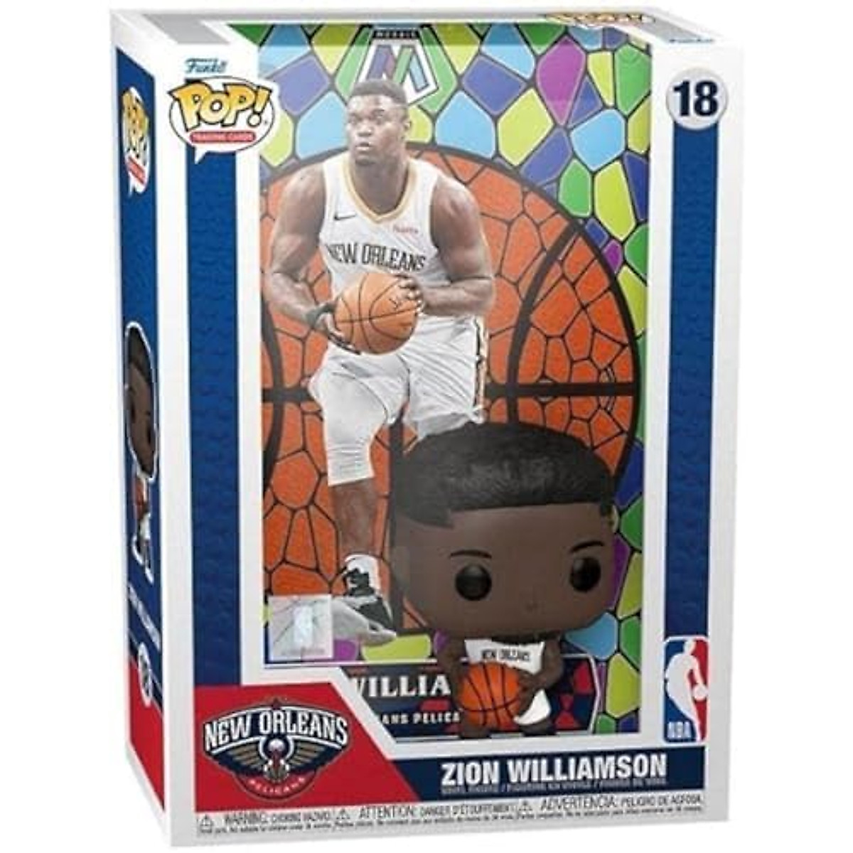 Funko Pop! Trading Cards: NBA - Zion Williamson, New Orleans Pelicans (Mosaic)