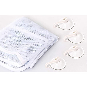 Mithrim 2 Mesh Shower Toy Organizers, Perfect Bathtub Toy Holder And Bathroom, Multi-Purpose Mesh Bag, Suitable For Children And Toddlers