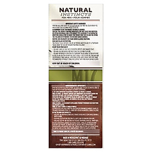 Clairol Natural Instincts for Men Hair Color, Brown Black (M17)