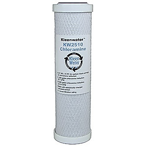 Lead Chloramine Chlorine Water Filter Cartridges, Compatible with Watts 500313 and KleenWater KW1000 Drinking Water Systems