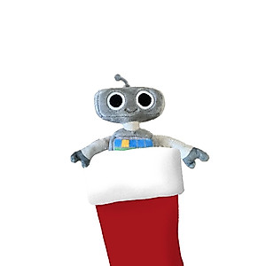 Listener Kids Stuffe Baby Robot Plush Toy with Removable Bag Clip Jett The Robot