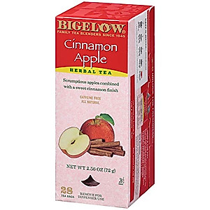 Bigelow 635867 Cinnamon Apple Herbal Tea Bags 28/Box (11397)