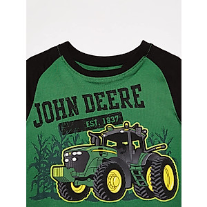 John Deere Boys' Little Tee Shirt, Green, 6