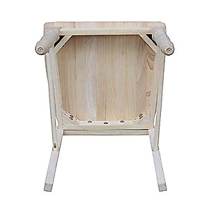 International Concepts Latticeback Chairs, Unfinished