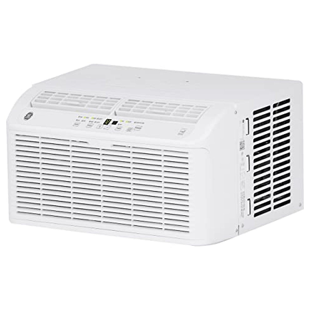 GE Window Air Conditioner 8000 BTU, Wi-Fi Enabled, Black, Energy-Efficient Cooling for Medium Rooms, 8K BTU Window AC Unit with Easy Install Kit, Control Using Remote or Smartphone App,White