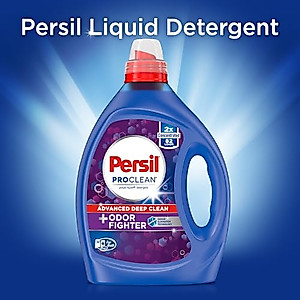 Persil Laundry Detergent Liquid, Odor Fighter with Odor Elimination Technology, High Efficiency (HE), 2X Concentrated, 82 Loads