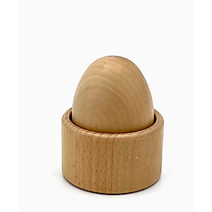 Leticia's Corner Set of Wooden Pincer Grasp and Egg Cup Puzzles, Pincer Puzzles, First Puzzles, Montessori Toys for 6 Months+, Fine Motor Skills Learning