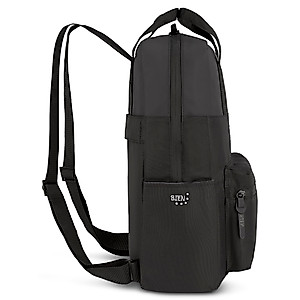 BIEN - Smart Backpack - Oslo backpack 19L-Vol. Laptop compartment water-resistant weight: 0.88 kg luggage strap security pocket water bottle compartment slim design (black)