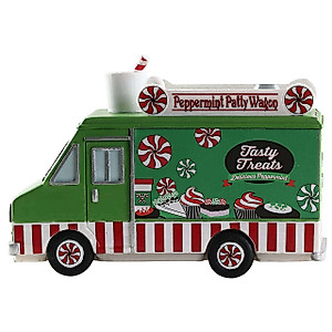 Lemax Peppermint Food Truck, Set of 3#83364