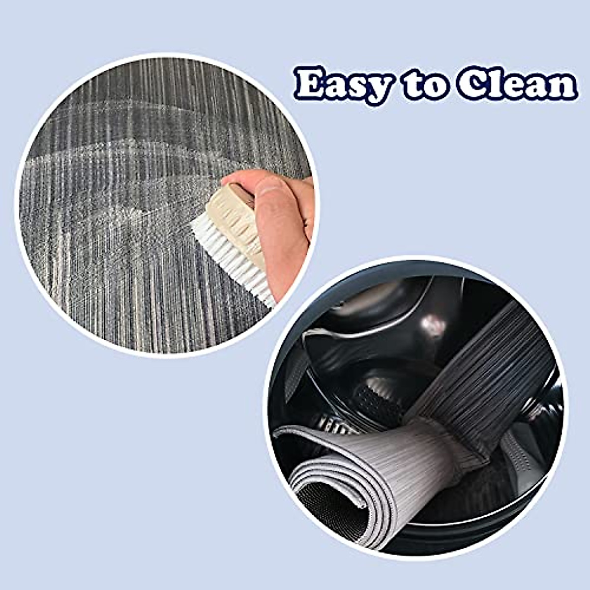 BAISTSAELER Large Area Runner Rug Movie Mat Cute Weather Elements Childish Boho Rainbows and Clouds Doodle Non-Slip Floor Mat Doormats Indoor Outdoor Carpet Mat Nursery Throw Rug Patio Mat,63 x 95 in