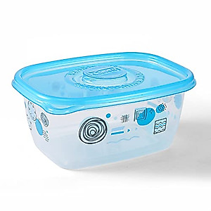 Gladware Matchware Food Storage Containers, 4 Count Rectangular Containers & Lids | BPA Free Easy Match Food Storage | Lids Fit 2-4 Cup Size Containers | Microwave-Safe, Freezer-Safe, Dishwasher-Safe