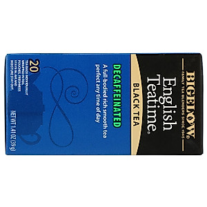 Bigelow, English Time Tea (Decaffeinated), 20 Count