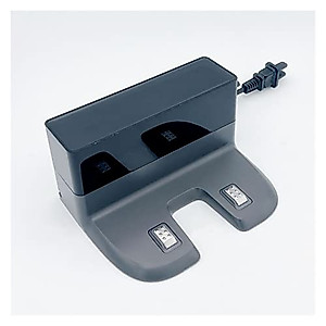 RuuTe Charger, Compatible for ECOVACS Charge Dock CH1833, Compatible for Deebot OZMO T8 AIVI T8+ T9+ N8+ N8 Pro Robotic Vacuum Cleaner Spare Parts (Color : Dock add UK Adapter)