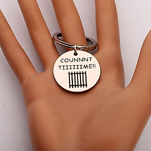 CHOORO Correctional Officer Gift Counting Time Keychain Prison Officer Gift Correctional Officer Jewelry Prison Guard Jewelry (Counting Time Keychain)